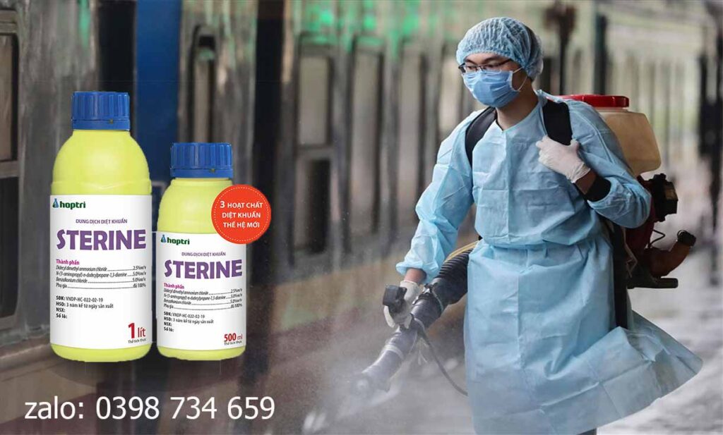 Dung Dịch Khử Khuẩn Sterine Phòng Chống Dịch Bệnh